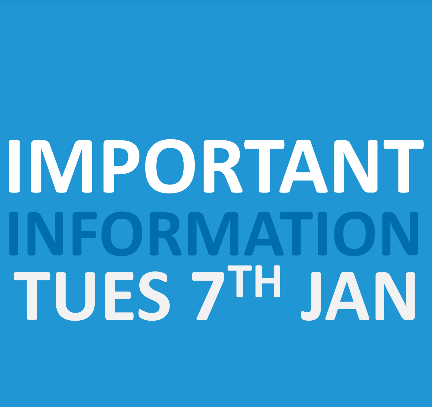 IMPORTANT INFORMATION - Countesthorpe Academy